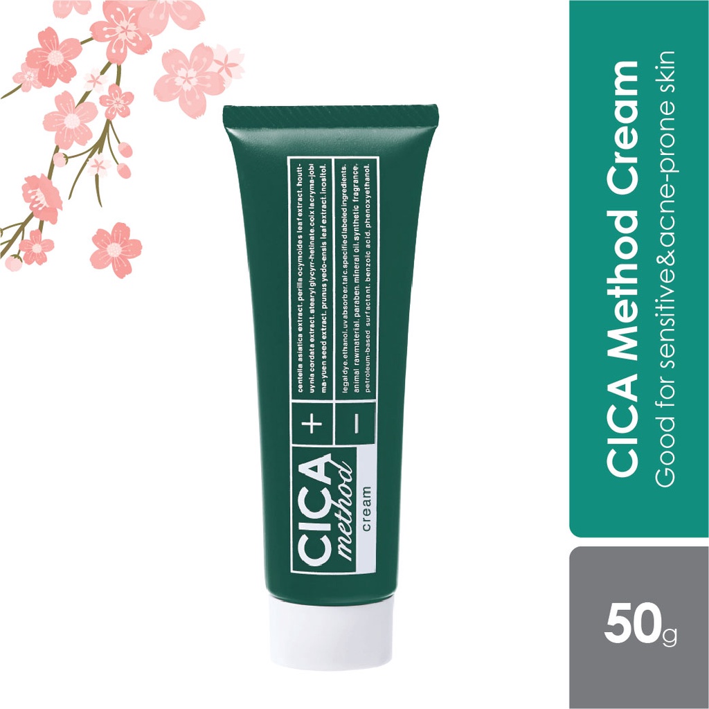 Sugi Cica Method Cream - Anti-inflammatory & Anti-acne Effect (50g ...