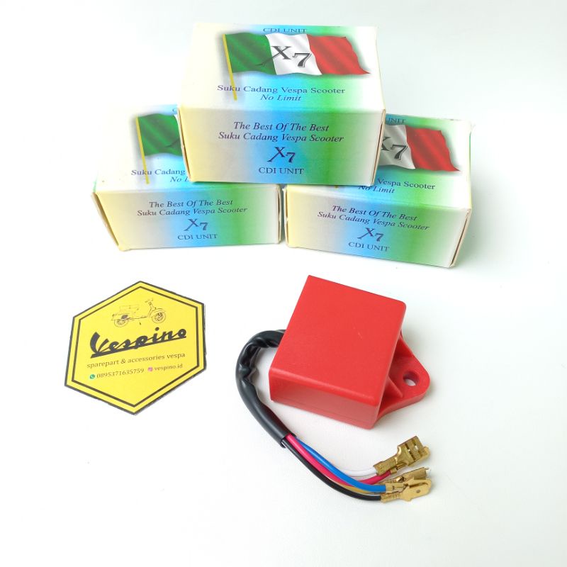 Cdi UNIT VESPA X7 NO LIMIT/CDI VESPA SUPER SPRINT VBB PX SERIES EXCEL ...