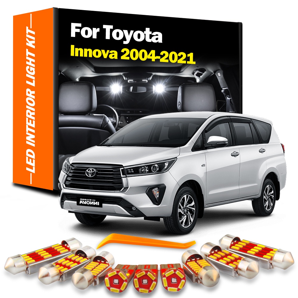 Interior LED For Toyota Innova Kijang Innova 2004-2016 2017 2018 2019 ...