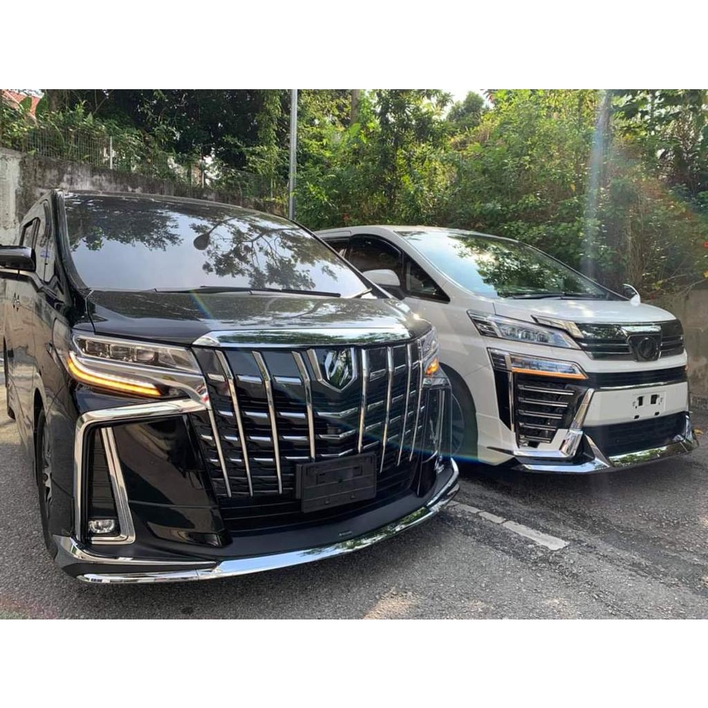 Alphard Vellfire 2018 Aero / Normal Modellista Bodykit , Body kit , Skirting Lip Toyota 2018 ...