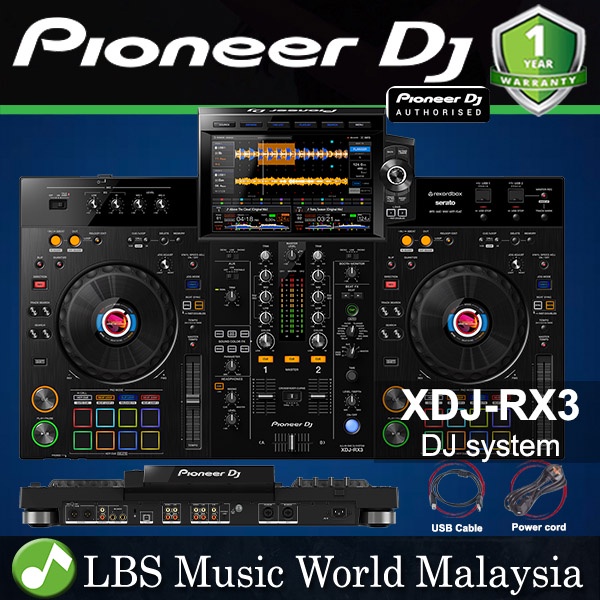 Pioneer DJ XDJ-RX3 2 Channel Performance All In One Digital DJ System - Black (XDJRX3 XDJ RX3 ...