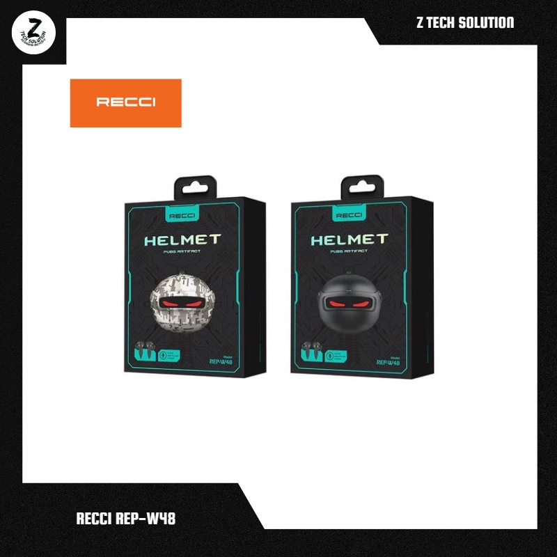 Recci REP-W48 TWS Earphone ( Helmet PUBG Artifact ) | Shopee Malaysia