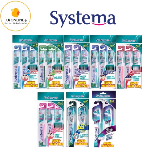 SYSTEMA TOOTHBRUSH SUPER VALUE PACK (2's / 3's) | Shopee Malaysia