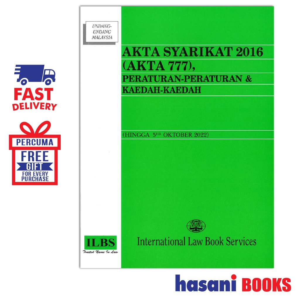 Hasani ILBS Akta Syarikat 2016 (Akta 777) Peraturan-Peraturan & Kaedah ...