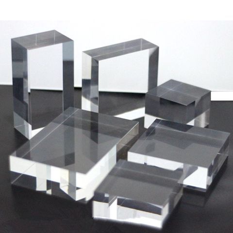 Acrylic Transparent Square Cosmetics Base Jewelry Props Ornament ...