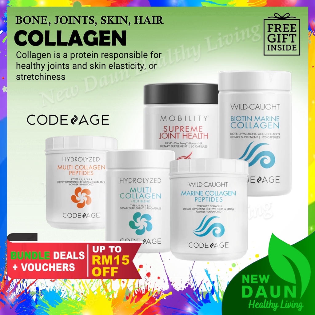 [CLEARANCEE SALE] CodeAge Collagen Multi Collagen Peptides|Multi ...