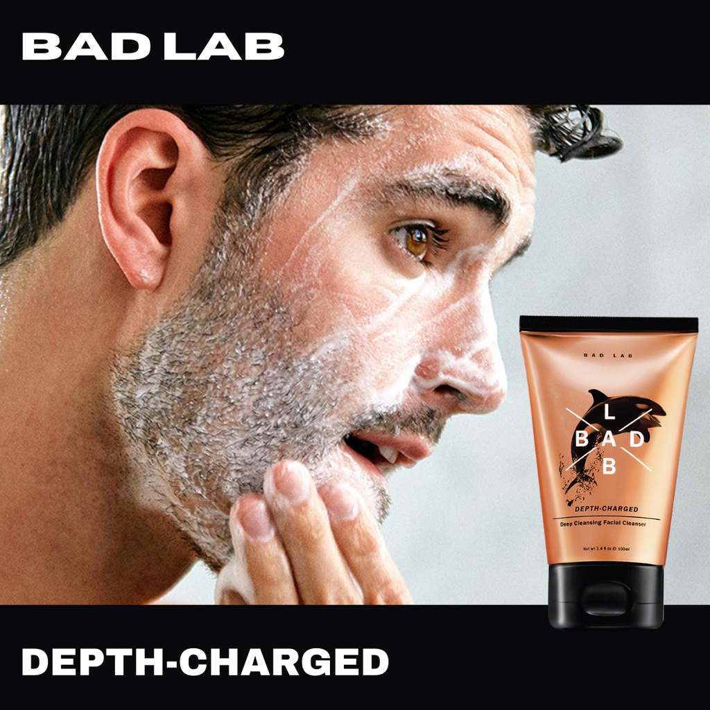 Bad Lab Depth Charged Deep Cleansing Facial Cleanser 100ml Bentonite ...