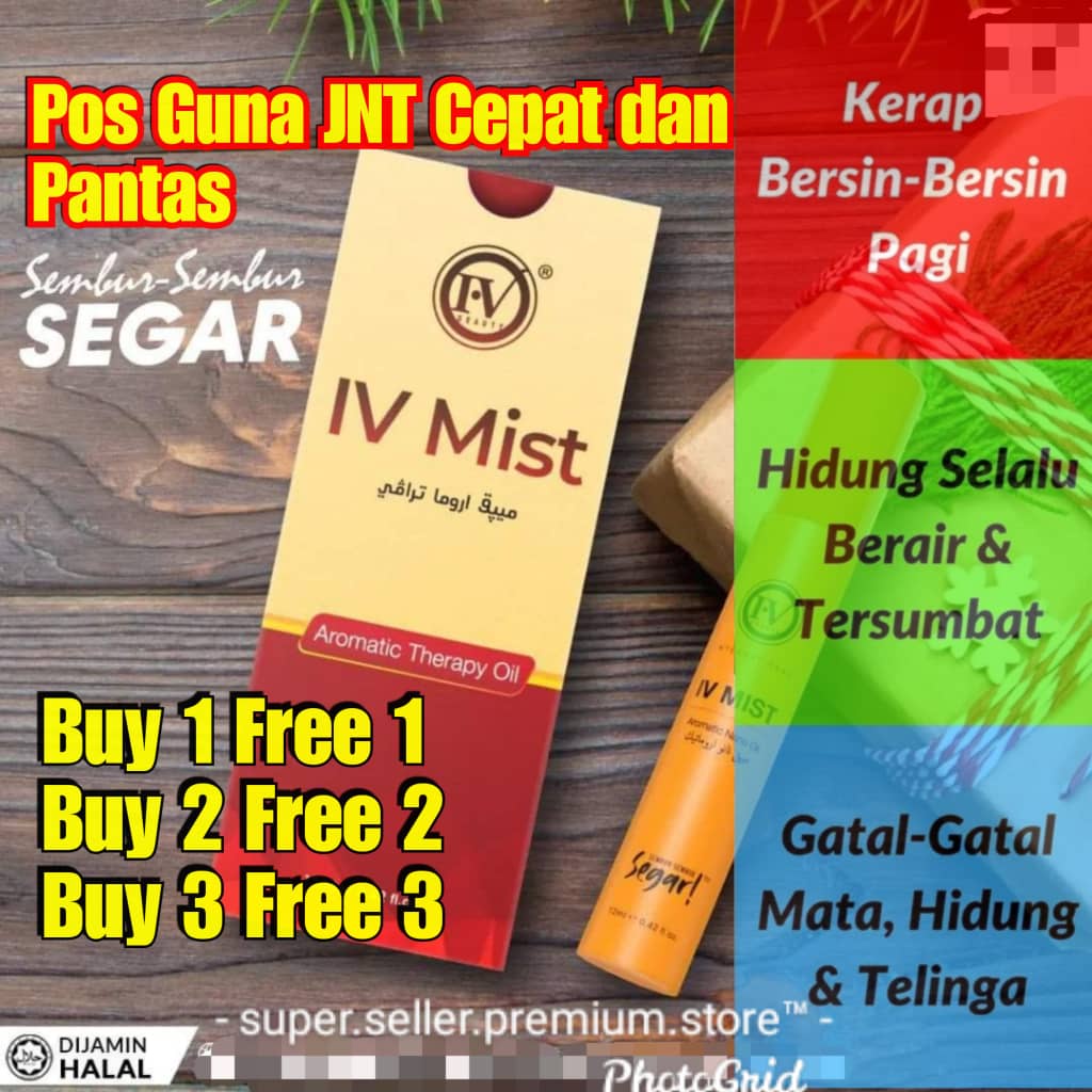 IV MIST ORIGINAL BOTOL BARU - BUY 1 FREE 1 INHALER, BUY 2 FREE 2, BUY 3 FREE 3 | Shopee Malaysia