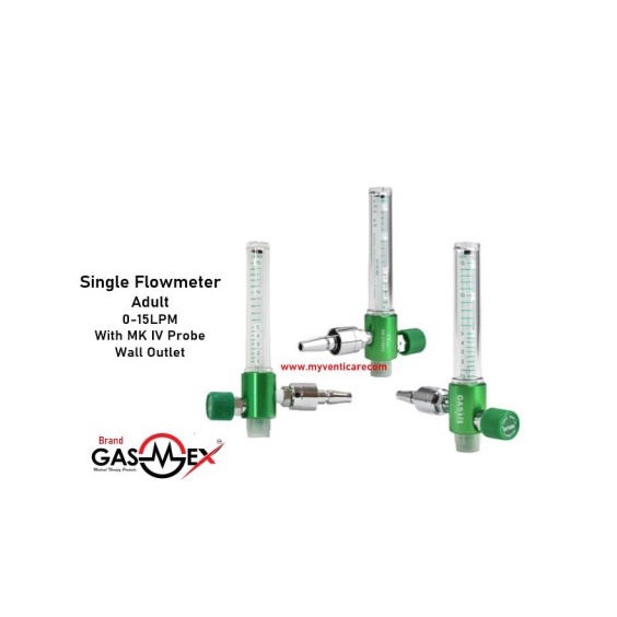 SINGLE OXYGEN FLOWMETER ADULT 0-15LPM LIGHTWEIGHT | Shopee Malaysia