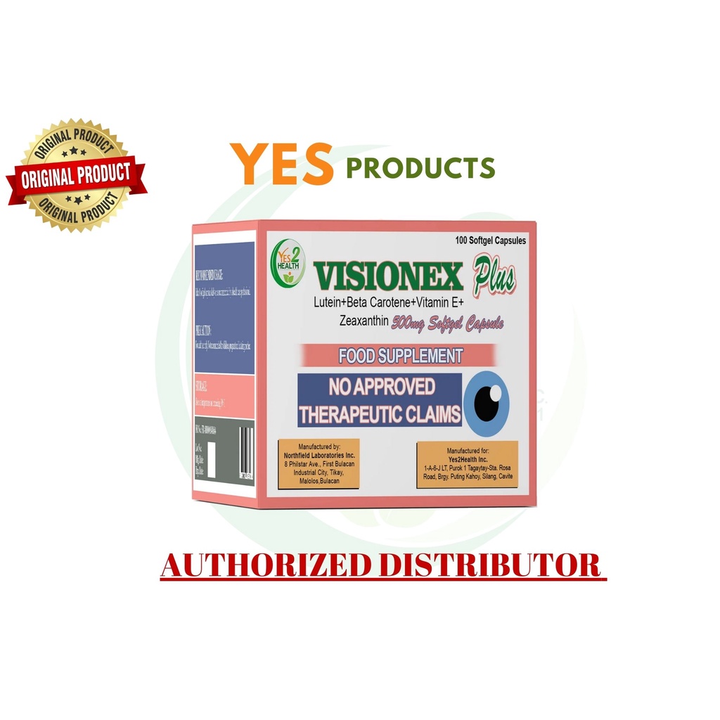 Visionex Plus||10 Softgel Capsules Yes2health Inc./former Doc Samaritan ...
