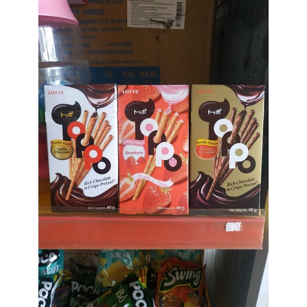Toppo Lotte crispy cake sticks 40g box (Family Department Store ...