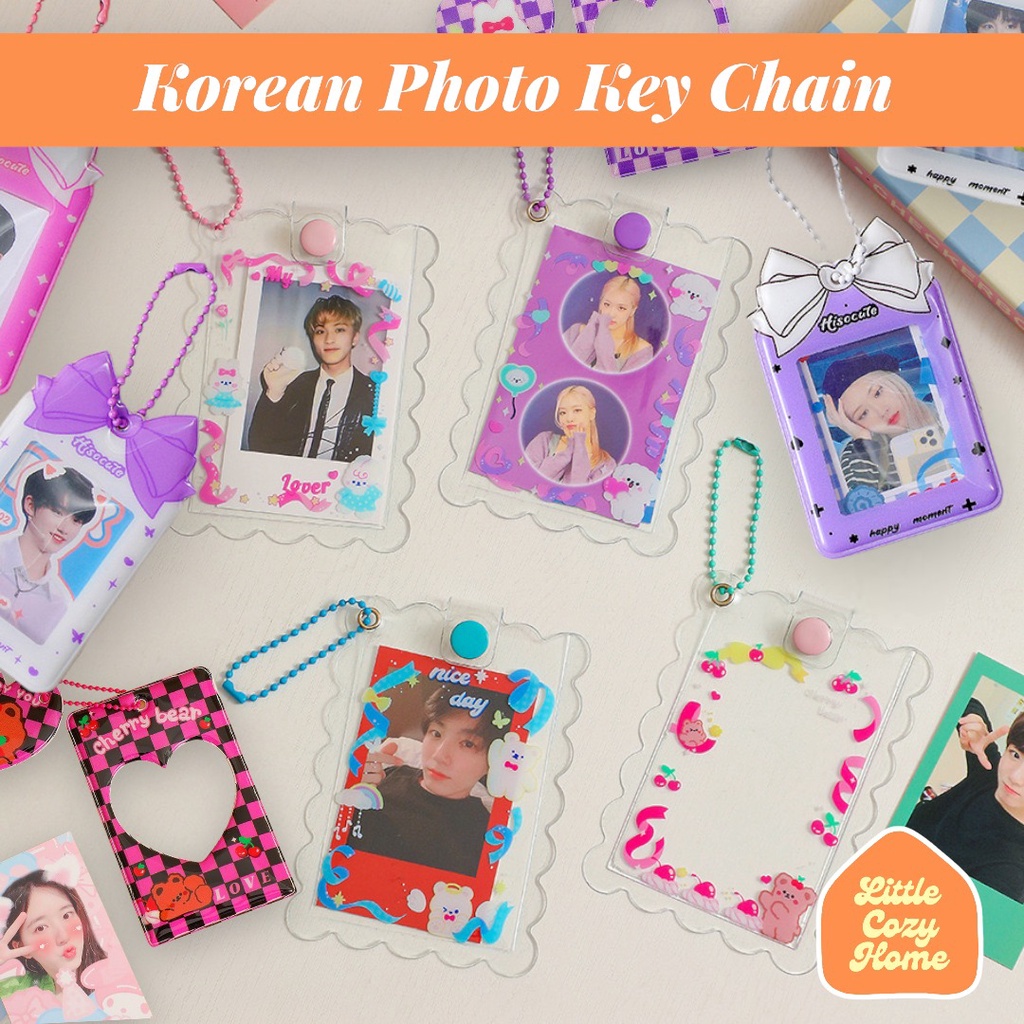 GANTUNGAN Korean Photo Holder Key Chain / Korean Style Transport ...