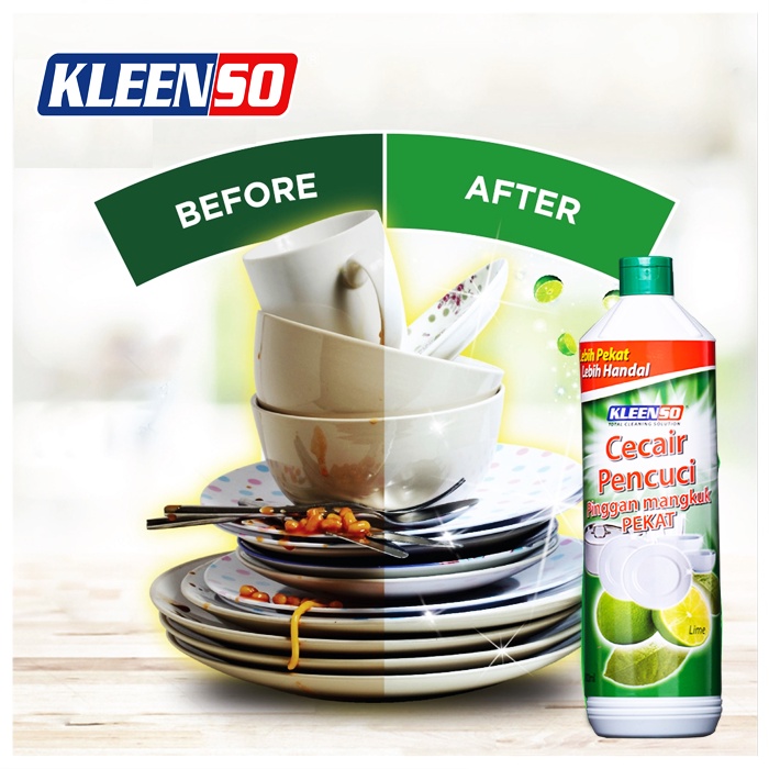 Sabun Basuh Pinggan KLEENSO Concentrated Dishwashing Liquid 900ml ...
