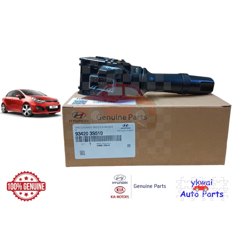 Genuine Hyundai/Kia Motors Wiper & Washer Switch ASSY for Kia Rio UB ...