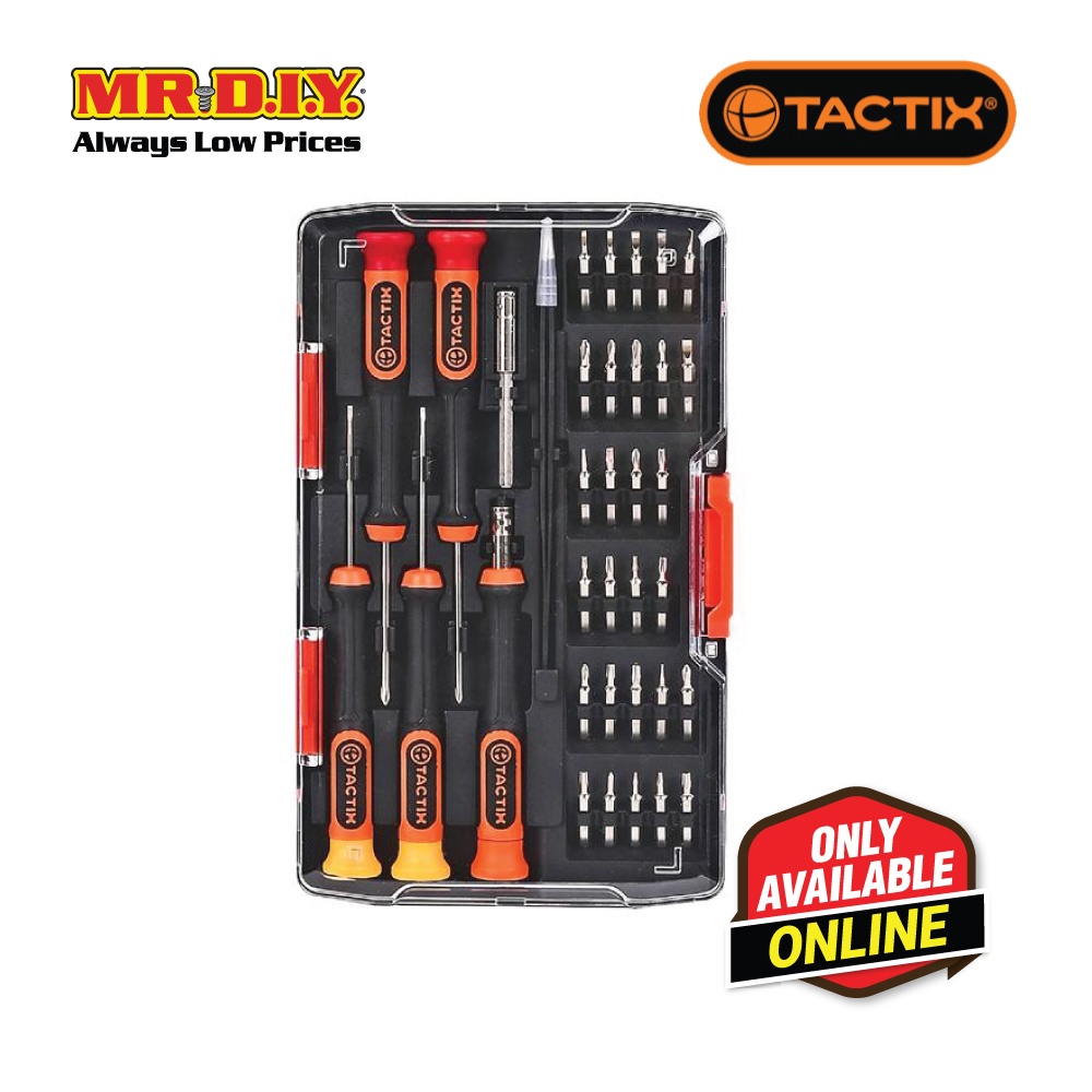 TACTIX Precision Tool Set (39 pieces) | Shopee Malaysia