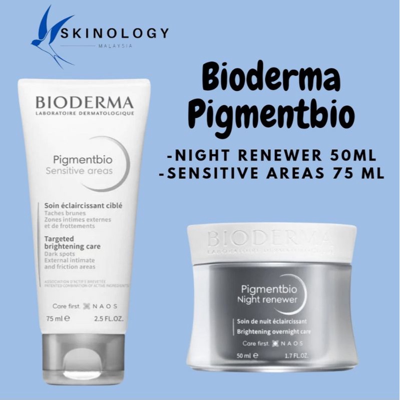 Bioderma Pigmentbio Night Renewer Brightening Overnight Care Dark Spots ...