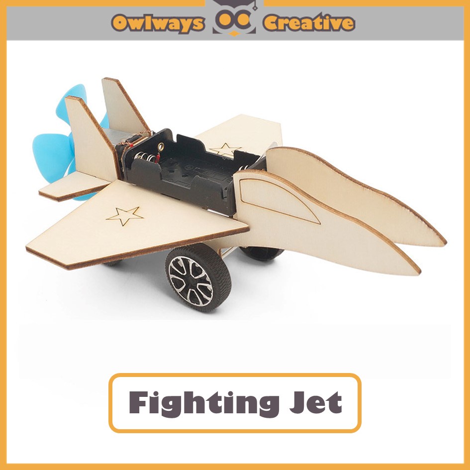 【1】Science STEM RBT DIY Robotics Set Assemble Wooden Kit Experiment ...