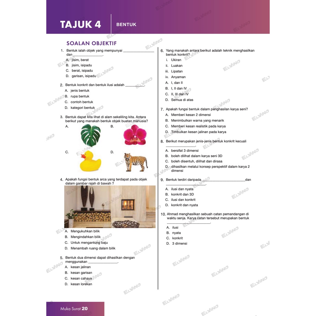MODUL REFLEKSI PENDIDIKAN SENI VISUAL TINGKATAN 1 PSV BUKU RUJUKAN ...