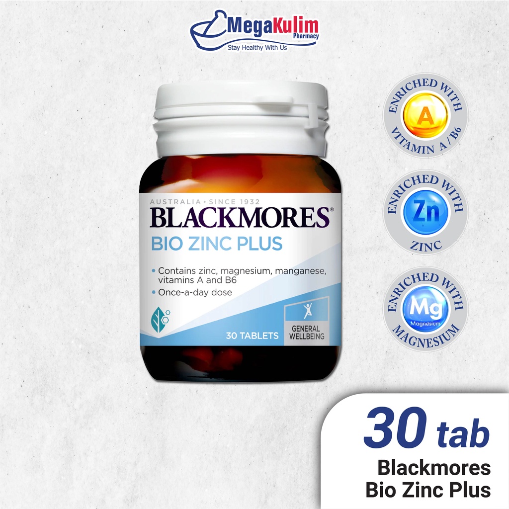 Blackmores Bio Zinc Plus (30 / 90 Tab) | Shopee Malaysia
