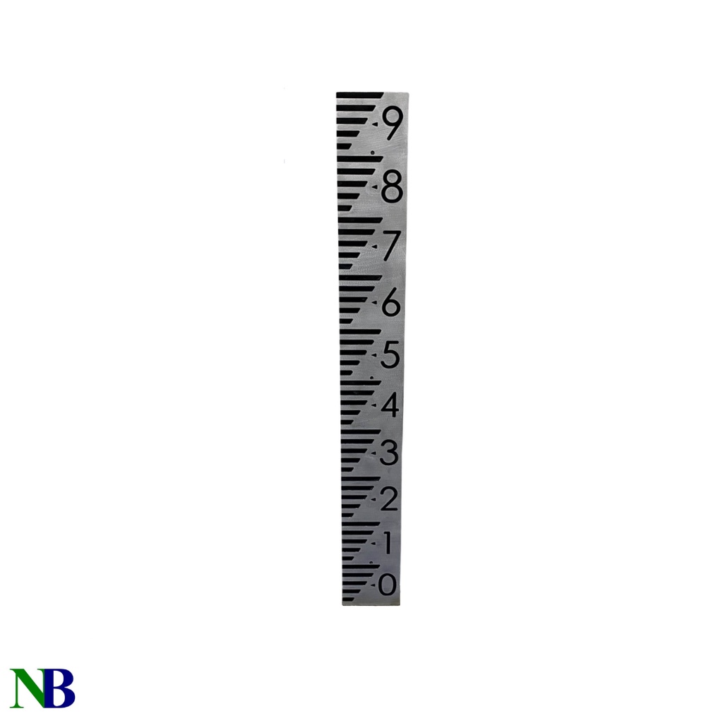 Keluli Tahan Karat Stainless Steel Stick/Staff Gauge plate 1meter Water ...