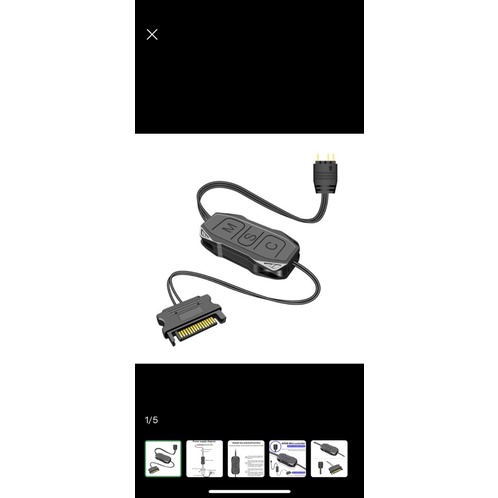 5V 3PIN ARGB Controller Addressable RGB SATA PIN | Shopee Malaysia