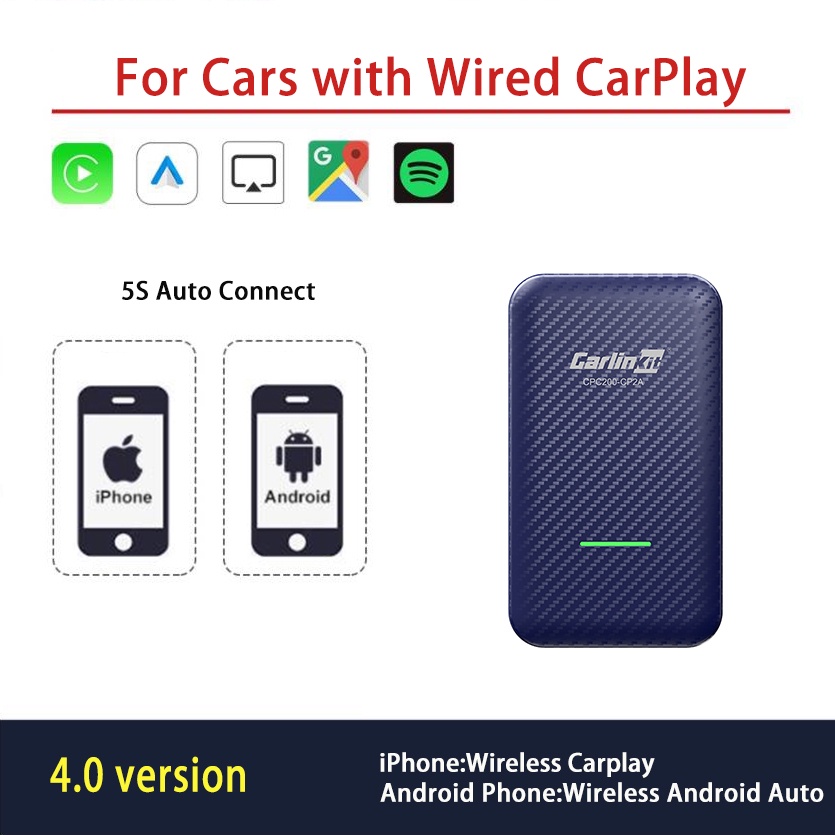 Carlinkit ai box carplay wireless Carlink kit android auto wireless dongle adapter car link kit ...