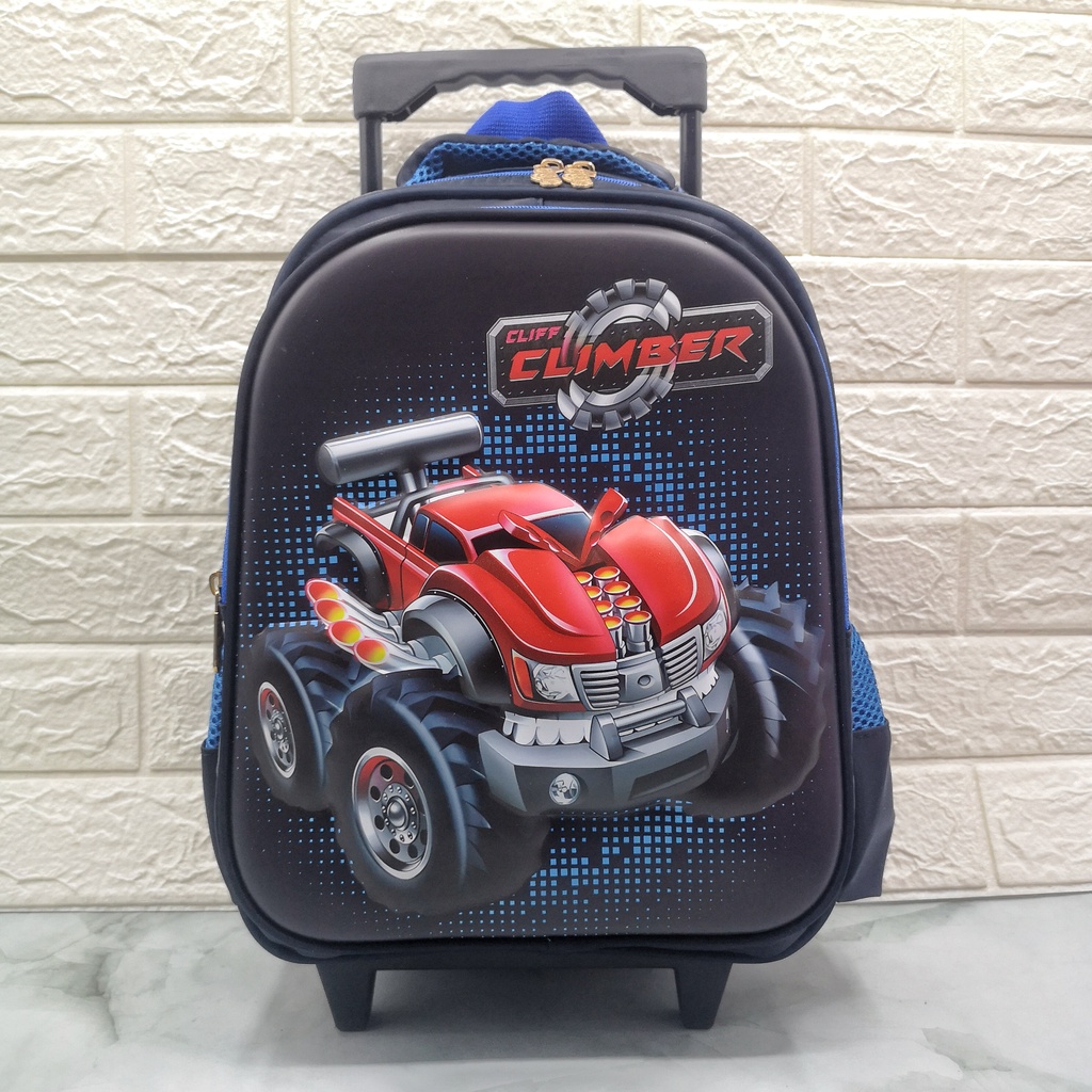 36cm New Cartoon Trolley School Backpack Kids Trolley Bag 14'' (BGJAYA ...