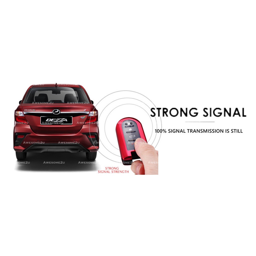 Awesome2u Perodua Bezza 2016-2022 Car Key Cover Case Key Fob Case TPU ...
