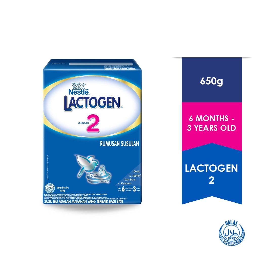 LACTOGEN 2 Comfortis Follow Up Formula Box Pack 650g | Shopee Malaysia