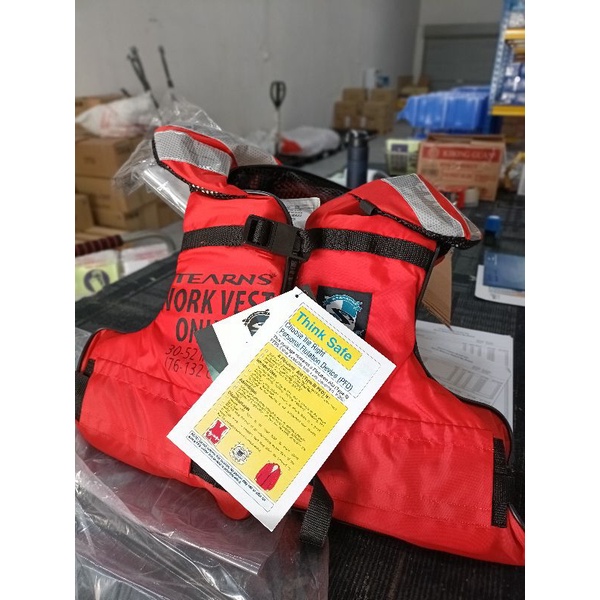LIFEJACKET STEARNS I222 work vest LIFEJACKET TYPE III | Shopee Malaysia