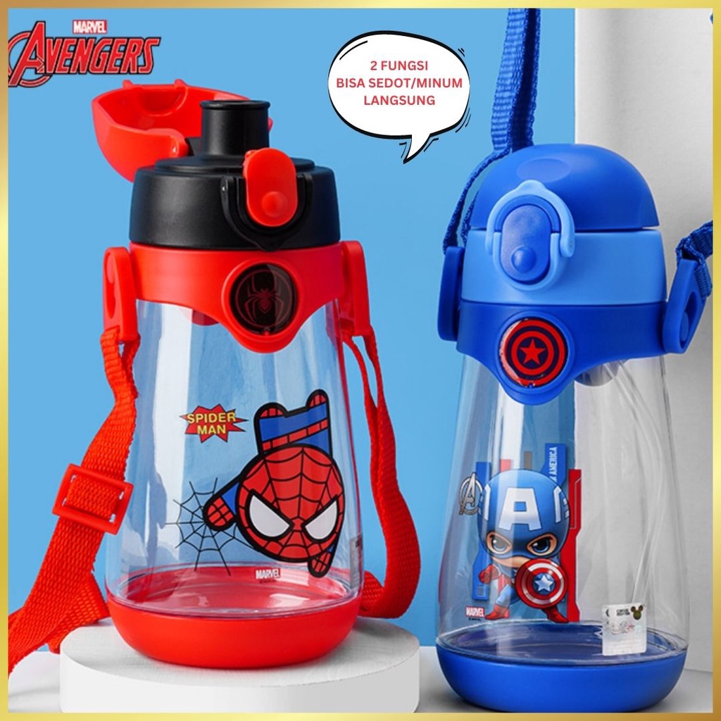 TERMOS 2 IN 1 DRINKING WATER BOTTLE FOR CHILDREN CUTE STRAW BPA FREE ...