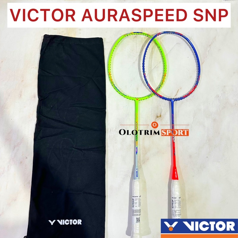 Original VICTOR AURASPEED SNP Aura Speed ARS Badminton Racket | Shopee ...