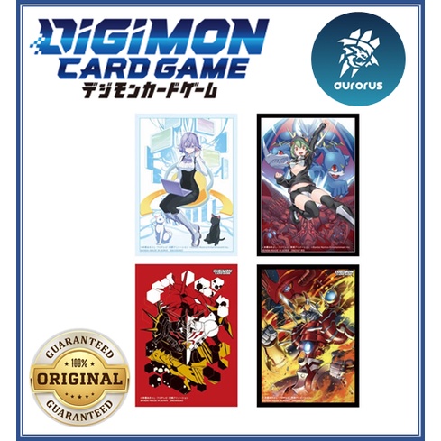 DIGIMON CARD GAME OFFICIAL CARD SLEEVE 2022 - Mirei, Rina, Omegamon ...