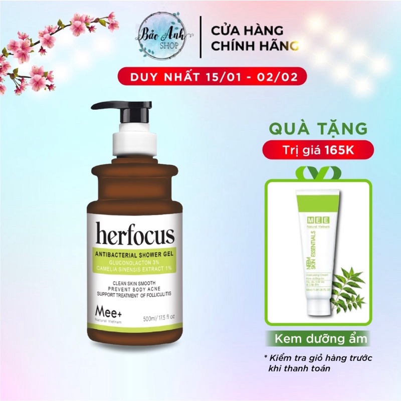 Shower Gel Folliculitis 500ml - Reduce Acne, Prevent Folliculitis - Mee ...