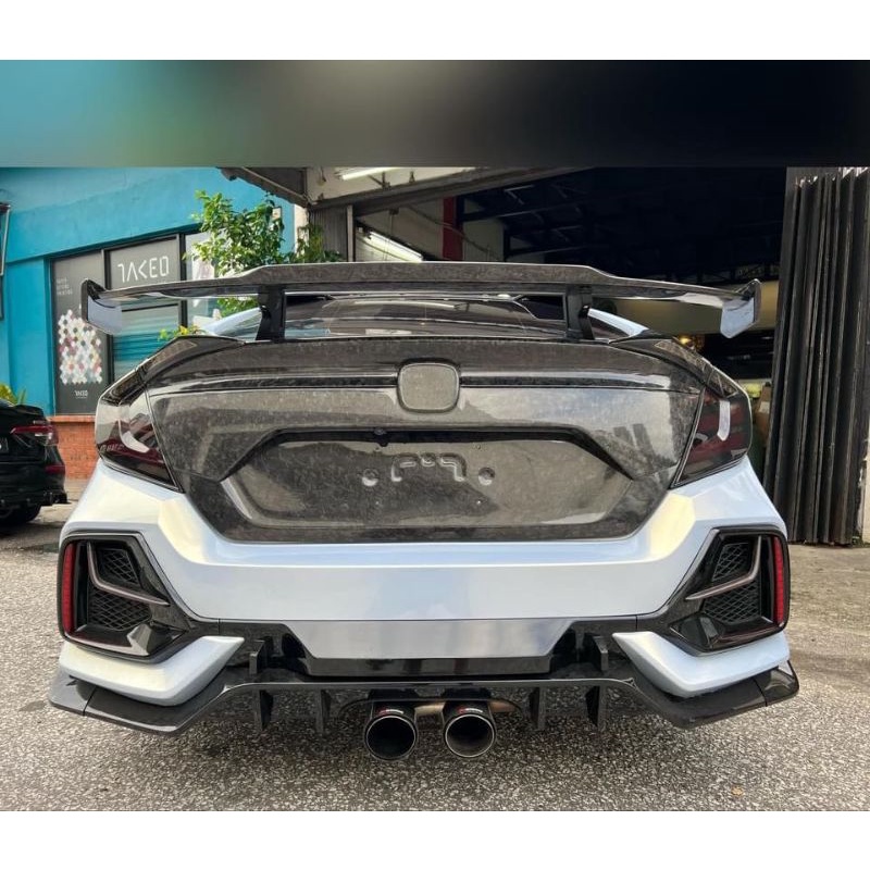 For Bmw/Civic FC/Civic FE/City M4 GT spoiler Glossy Black/Carbon Fiber ...