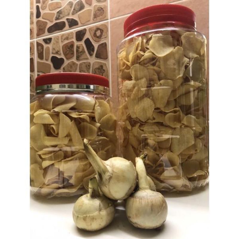 芽菇饼 Kerepek Nga Ku Ngaku Arrowhead Hom CNY Biscuits Nga Ku Chips 芽菇饼 ...