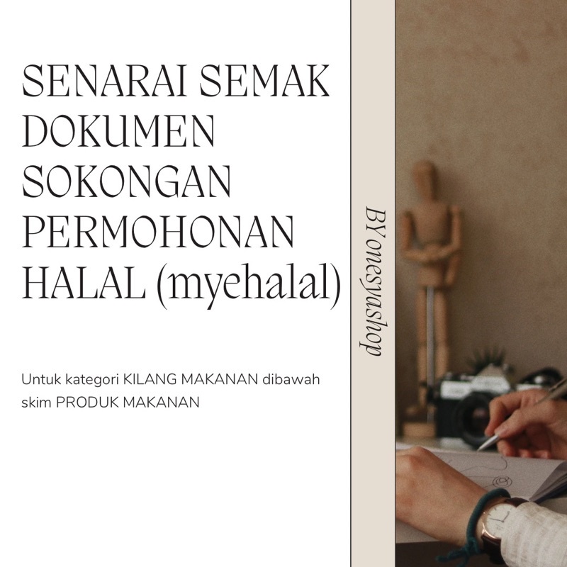 CHECKLIST PERMOHONAN HALAL (myehalal) | Shopee Malaysia