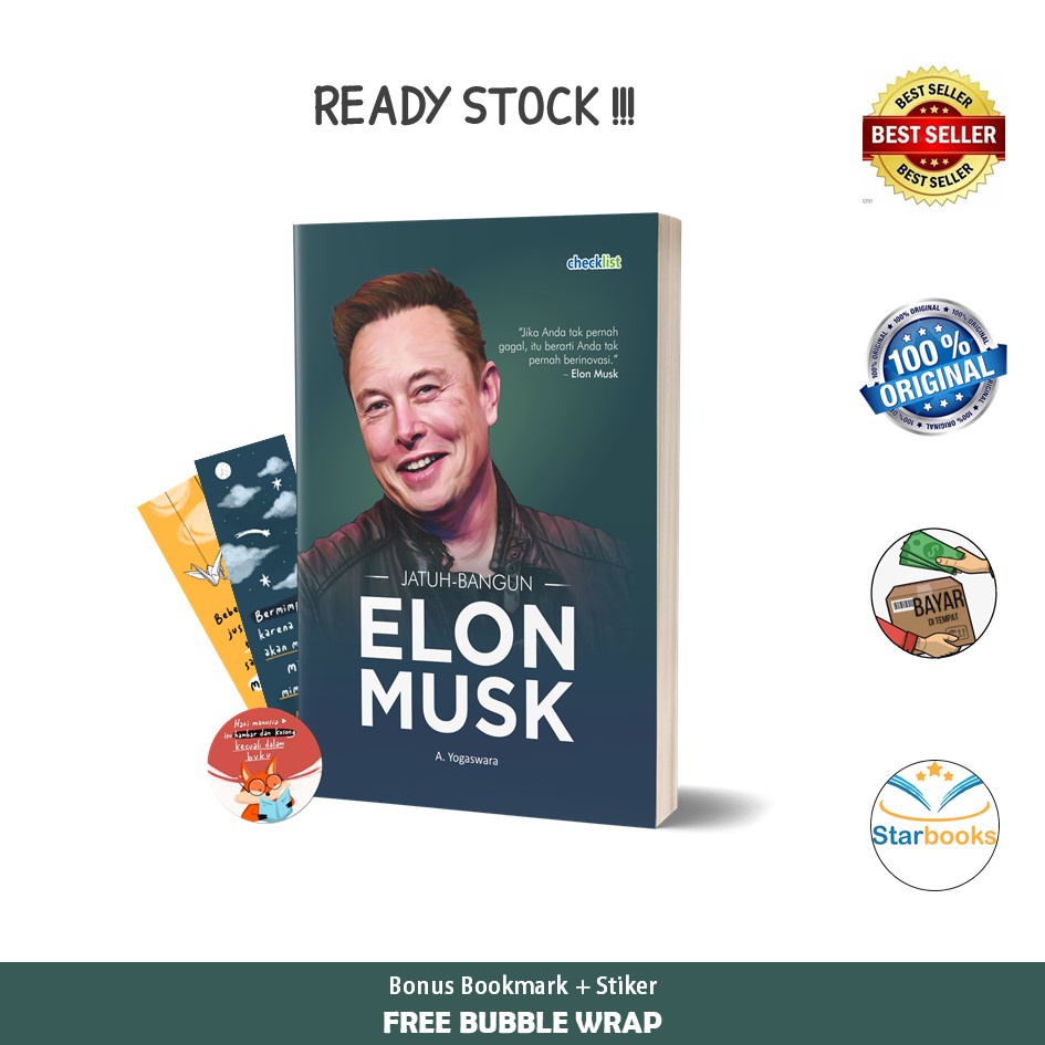 Elon Musk Fall-Building Book - Checklist (Self Improvement) | Shopee ... Elon Musk Fall-Building Book - Checklist (Self Improvement) | Shopee ...