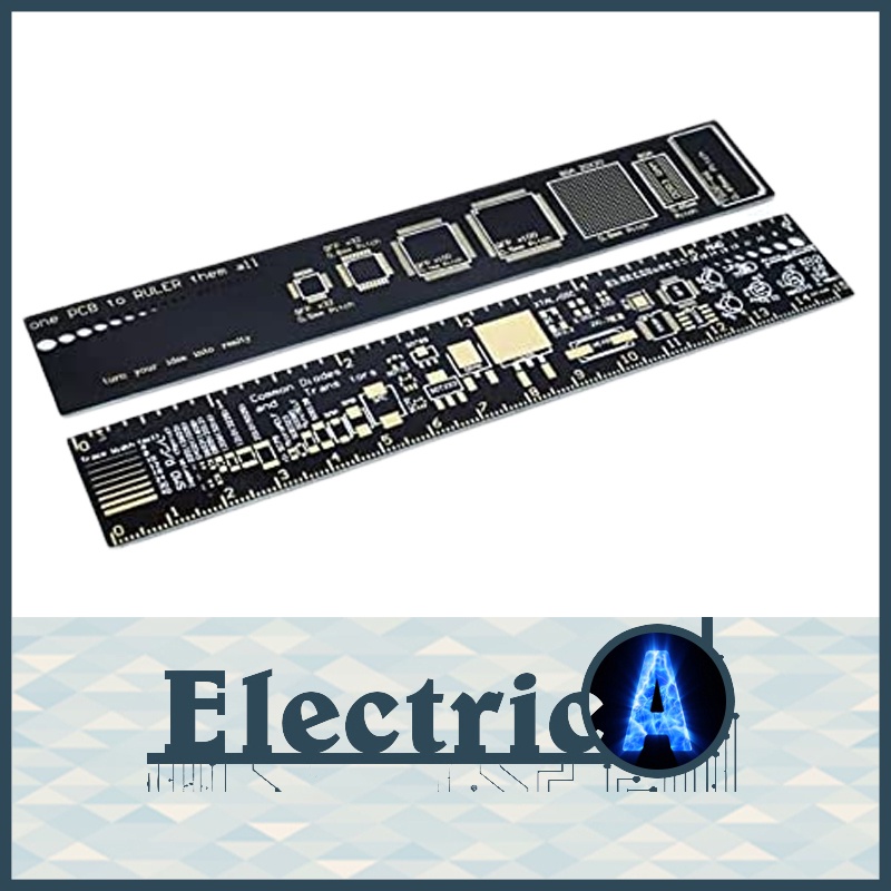 (6 Inch / 15CM) PCB Reference Ruler, Measuring Multipurpose Engineering ...