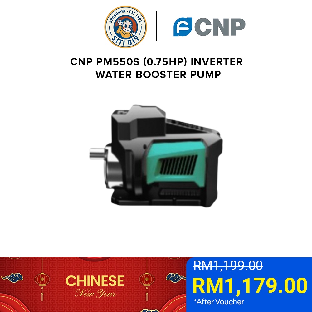 CNP Inverter Adjustable Speed Water Booster Pump PM550S (0.75HP) pam ...