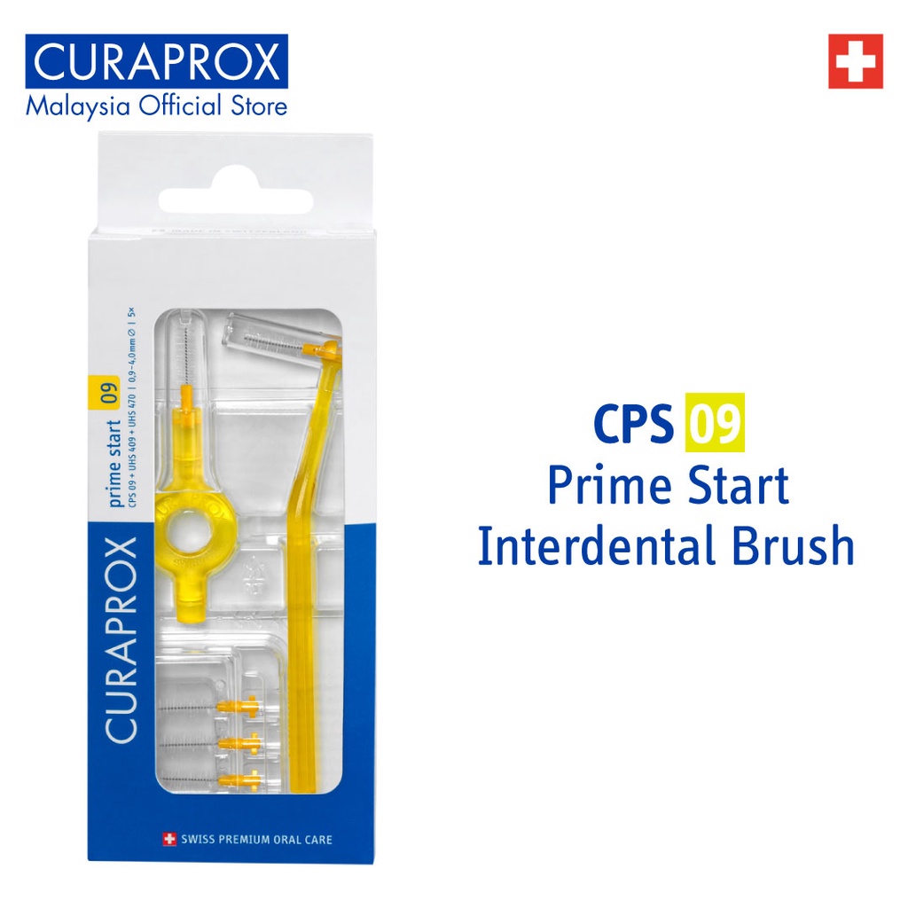 CURAPROX CPS09 Prime Start Interdental Brush (Yellow) | Shopee Malaysia
