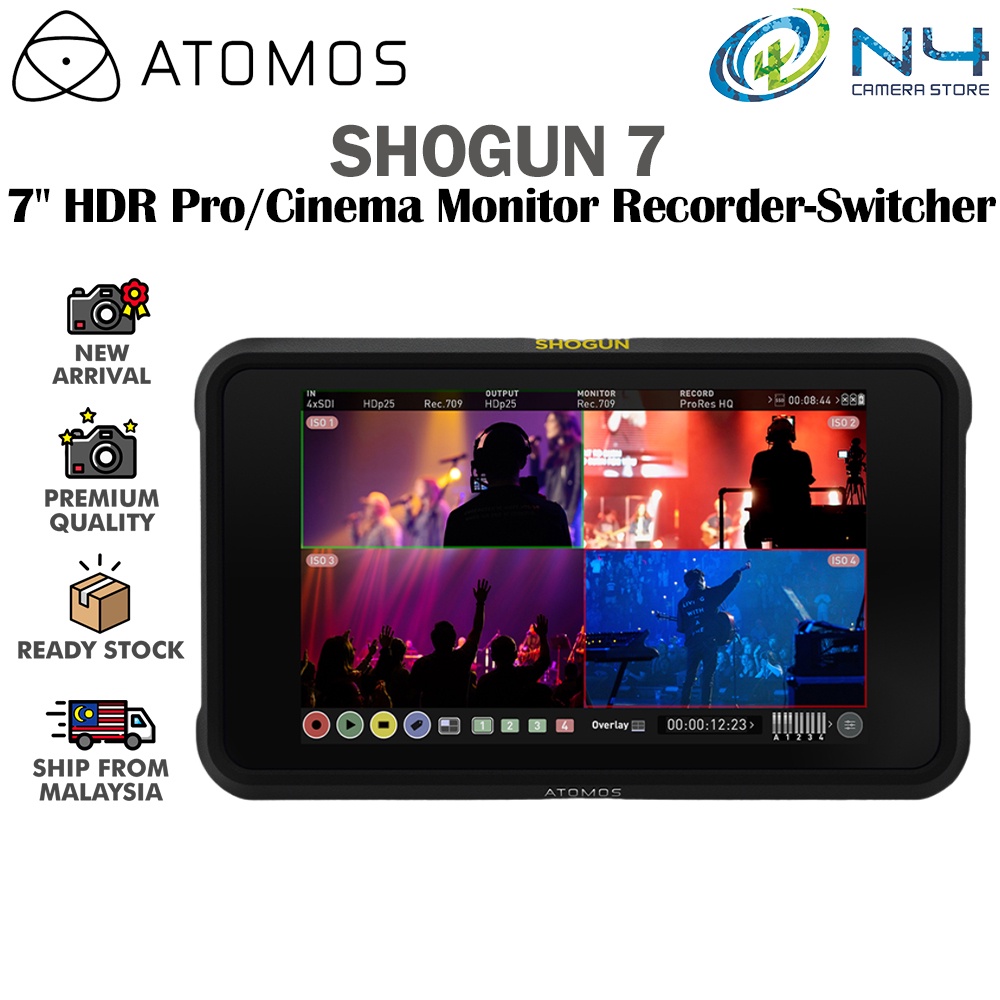 Atomos Shogun 7 HDR Pro/Cinema Monitor-Recorder-Switcher | Shopee Malaysia