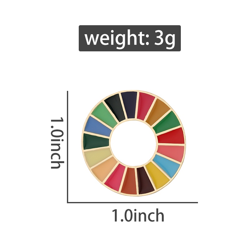 Creative Sustainable Development Goals Enamal Pin United Nations SDGs ...