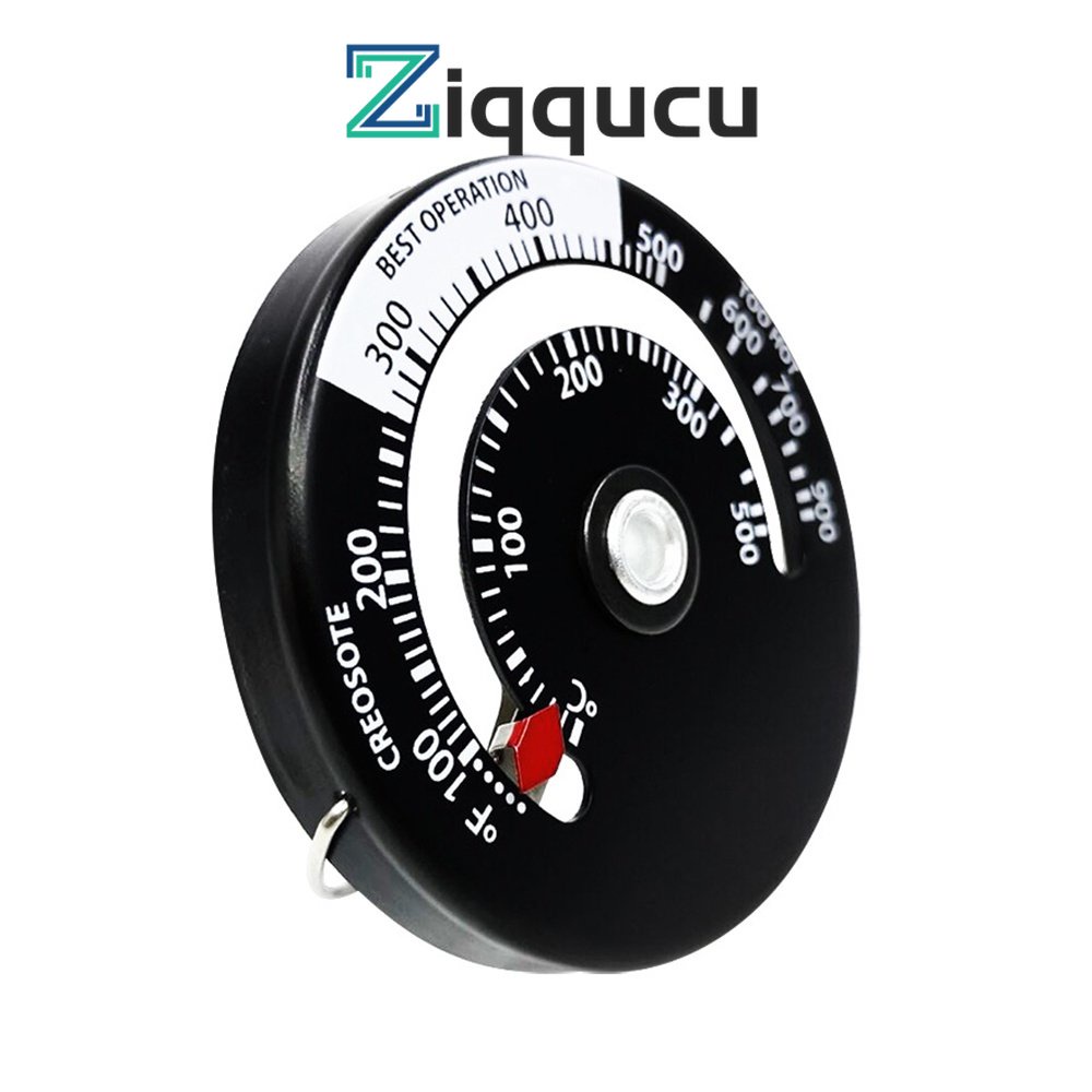 ZIQQUCU Magnetic Top Thermometer Wood Stove Chimney Flue Pipe Stove ...