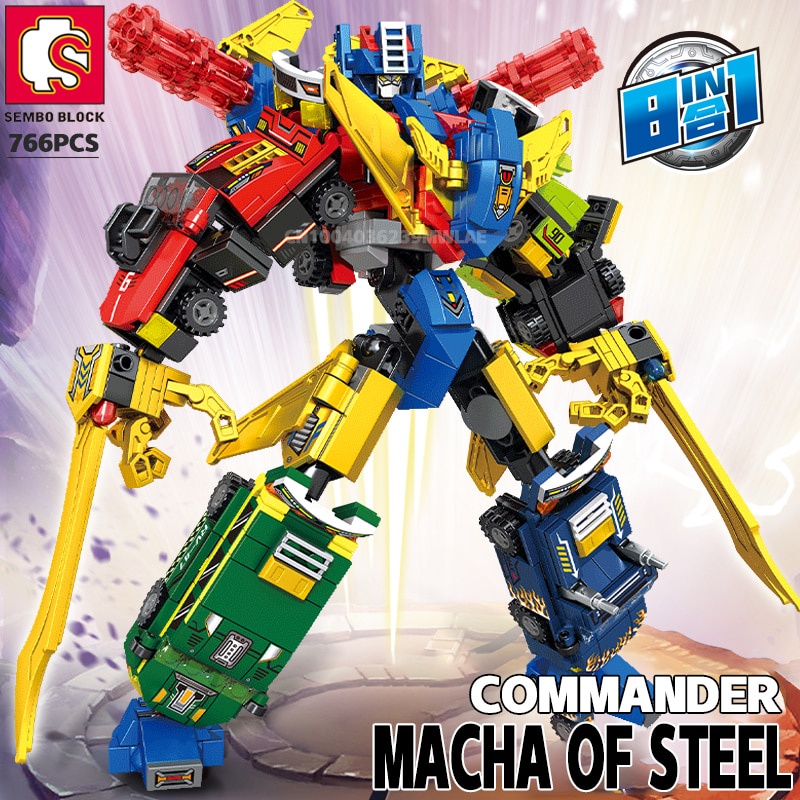 MAINAN BLOCKS ROBOT SEMBO TOYS 8 IN 1 | Shopee Malaysia