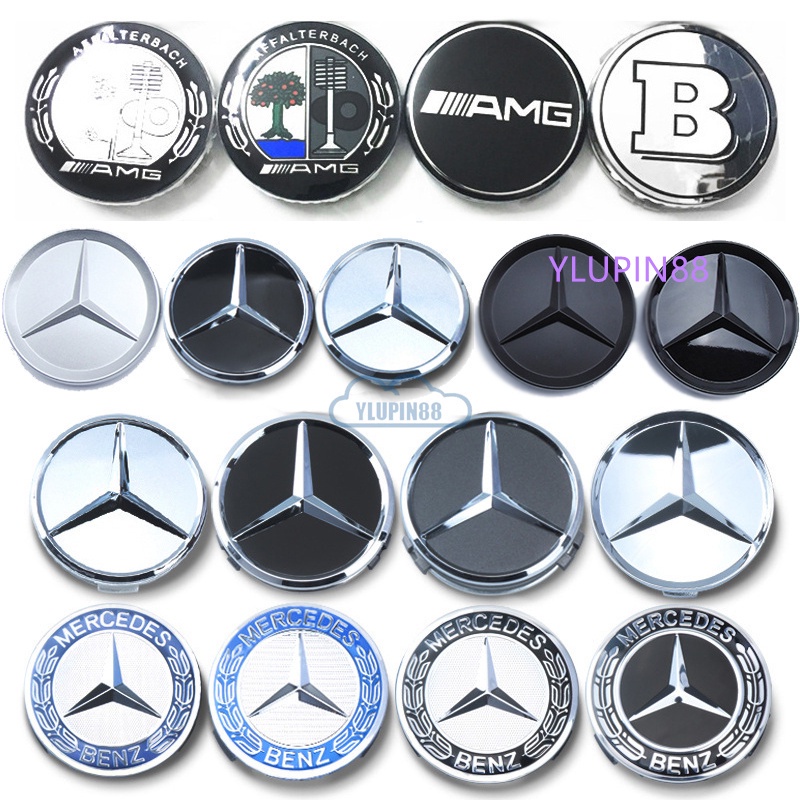 Car Wheel Center Hub Caps Badge Decorative Wheel Rim Cover Center Hcap ...