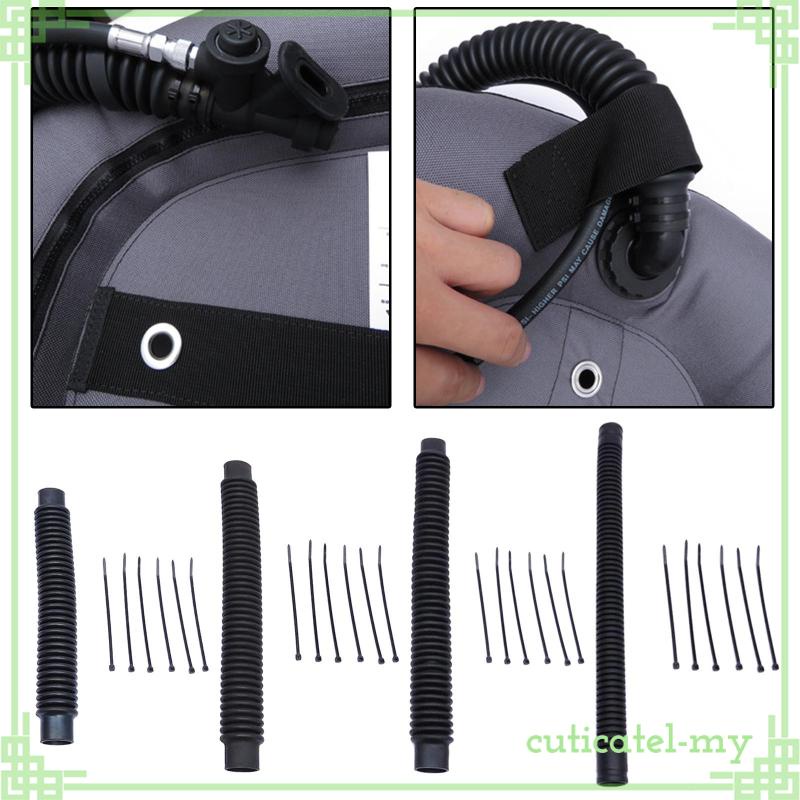 [CuticatefaMY] Diving BCD Inflator Hose Corrugated BC Airway Hoses Pipe ...