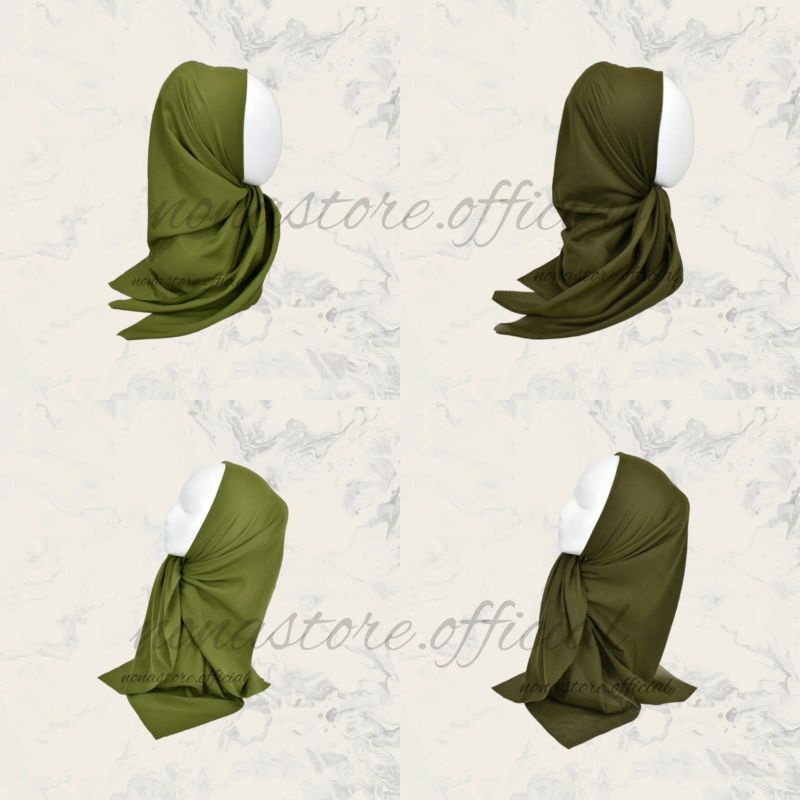 Nona HIJAB VOAL PARIS PREMIUM PLAIN RECTANGULAR BASIC VOAL PLAIN ...