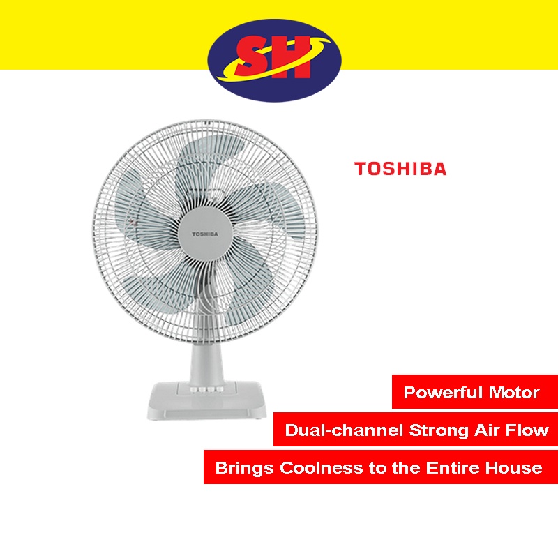 [𝐄𝐚𝐬𝐭 𝐌𝐚𝐥𝐚𝐲𝐬𝐢𝐚] Toshiba 16" Table Fan Kipas Meja 风扇 F-TSA20(G)MY | Shopee Malaysia