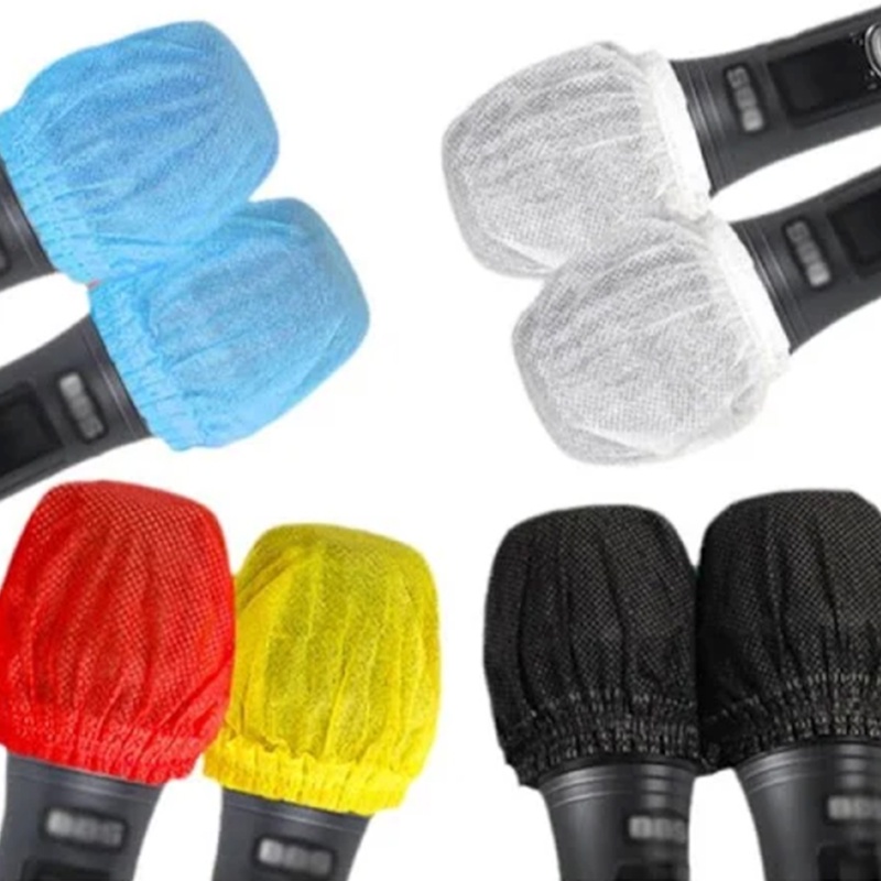 2pcs / Pack Non Woven Disposable Mic Cover Microphone Sanitary ...